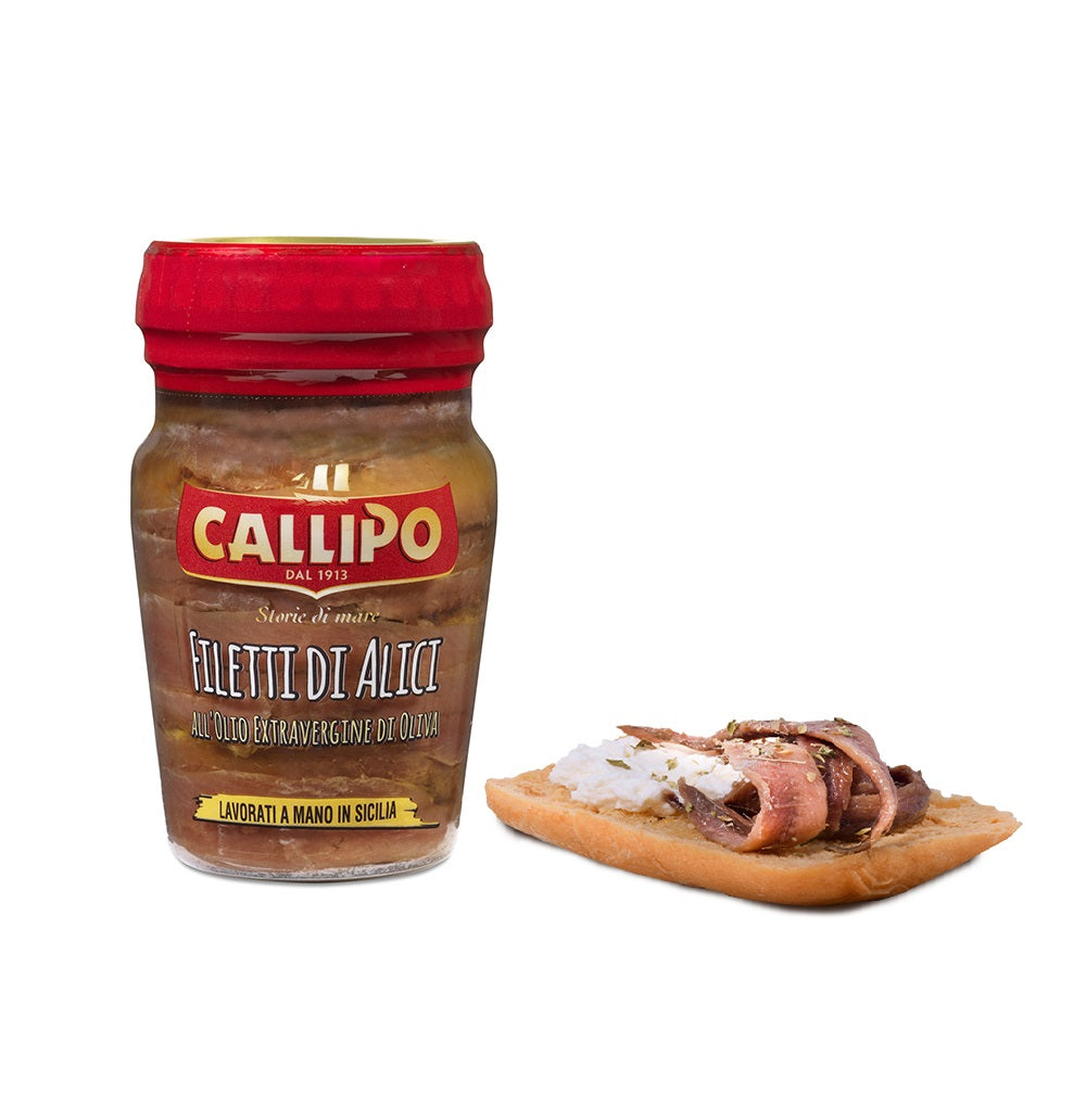 Pesce - Alici - Filetti di alici - Callipo - 75 gr – Latteria del Sole