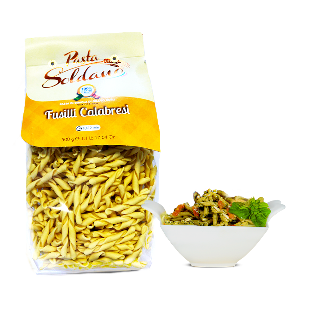 Pasta - Fusilli calabresi - Pastificio Soldano - 500g – Latteria del Sole